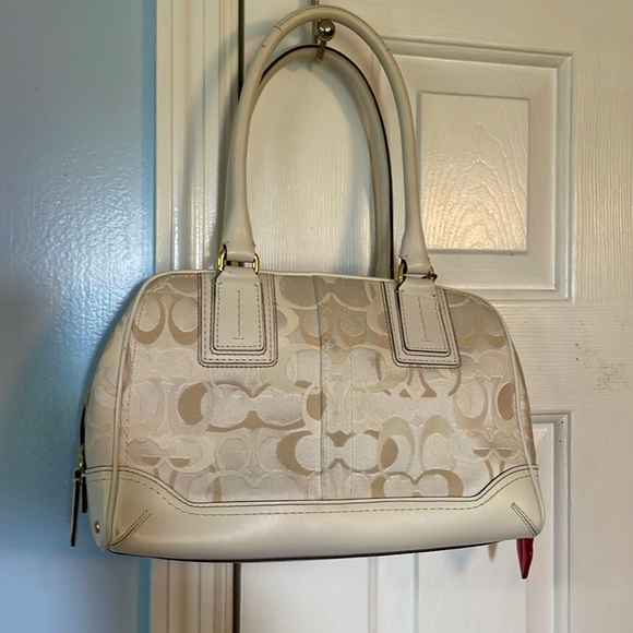 Coach | Bags | Coach Purse Ivory Color Excellent Condition | Poshmark